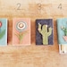 Cacti and Flowers Decorative Match Boxes, Handmade Felt Covered Match ...