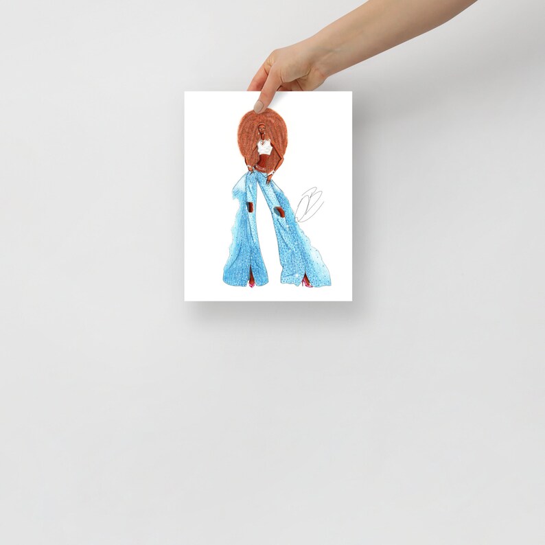 Symone Drag Queen Art Print: Rupaul's Drag Race Fashion Illustration - Etsy