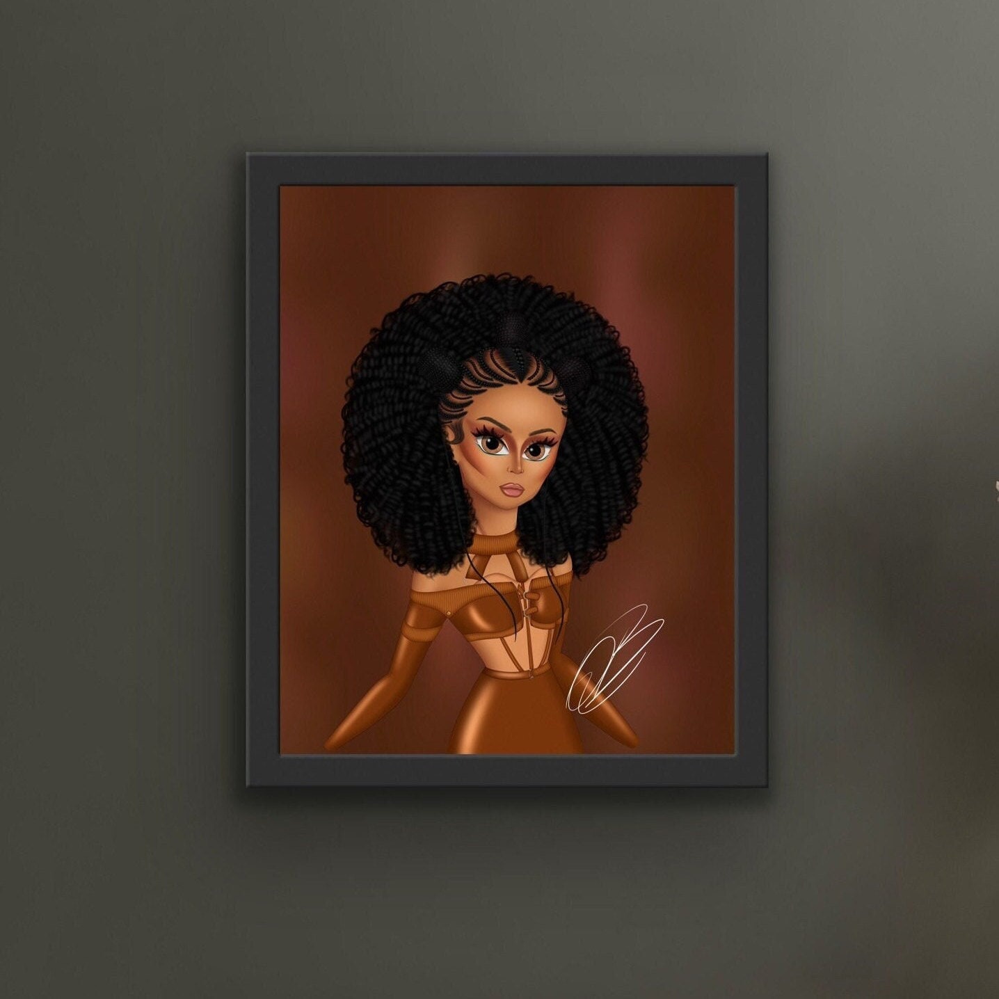 Robin Fierce Art Print: Rupaul's Drag Race Portrait (8x10) - Etsy