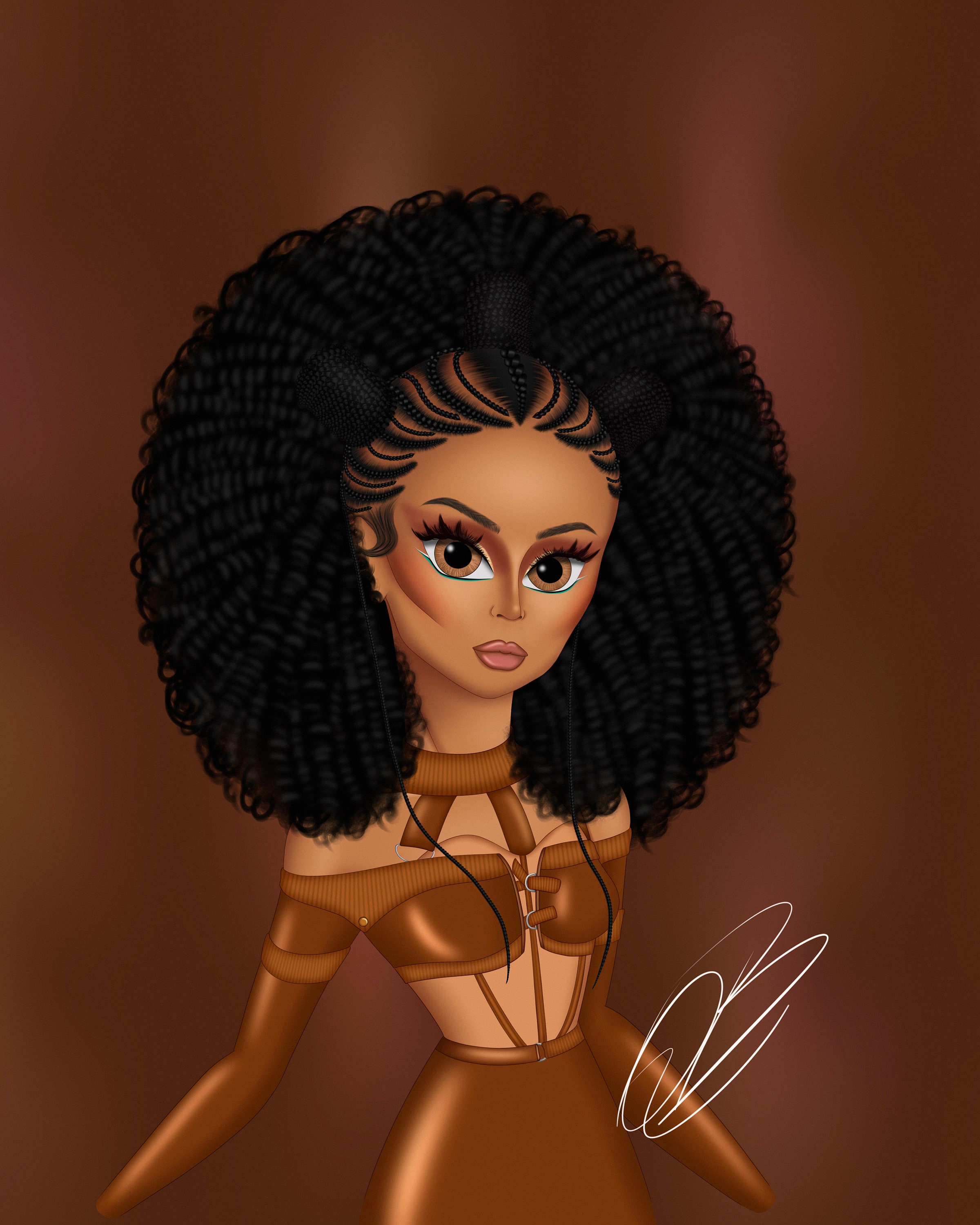 Robin Fierce Art Print: Rupaul's Drag Race Portrait (8x10) - Etsy