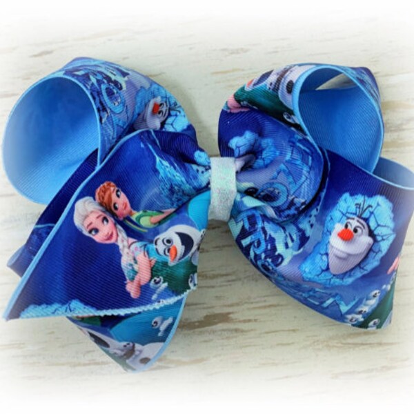 Frozen Bow - Etsy