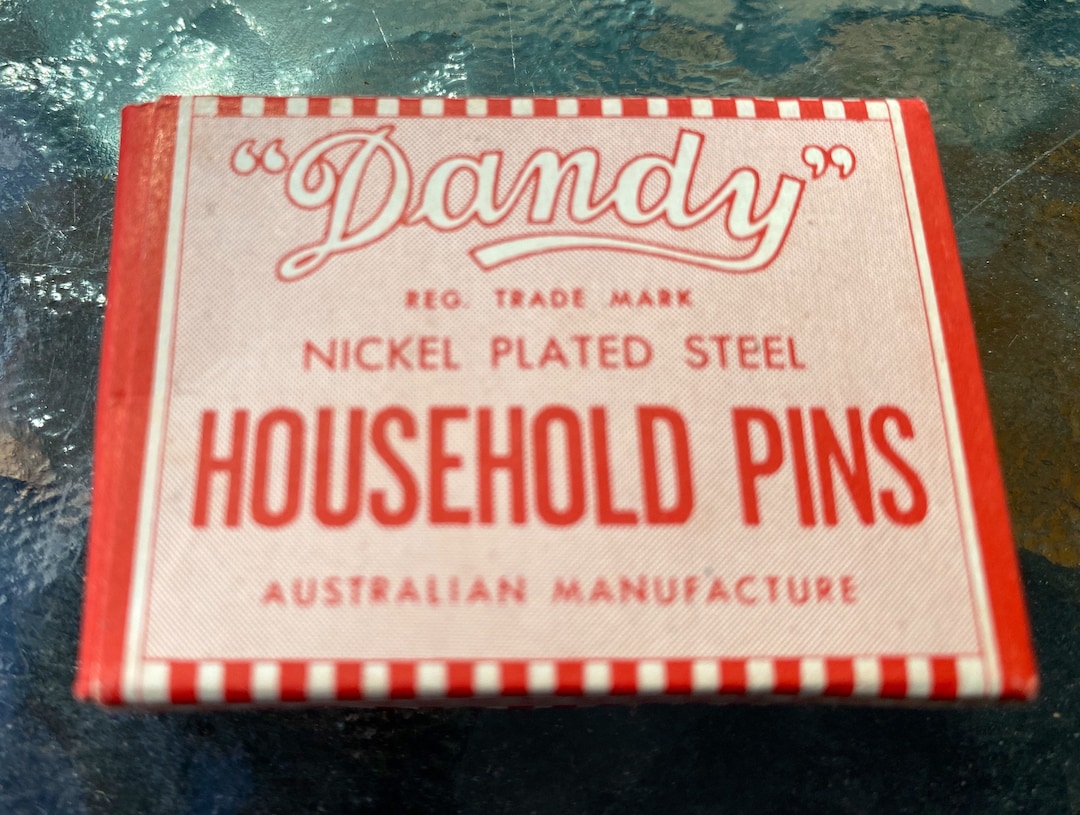 Vintage Boxes of Dandy Sewing Pins - Etsy
