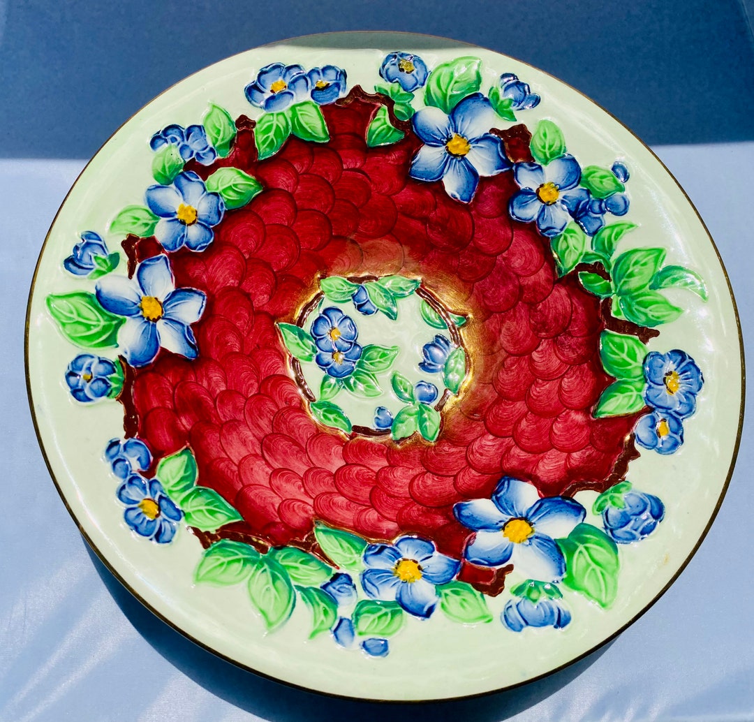 Maling Ware Newcastle on Tyne Blossom Bough Thumbprint Art - Etsy