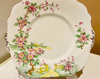 Colclough Cake Plate - Etsy