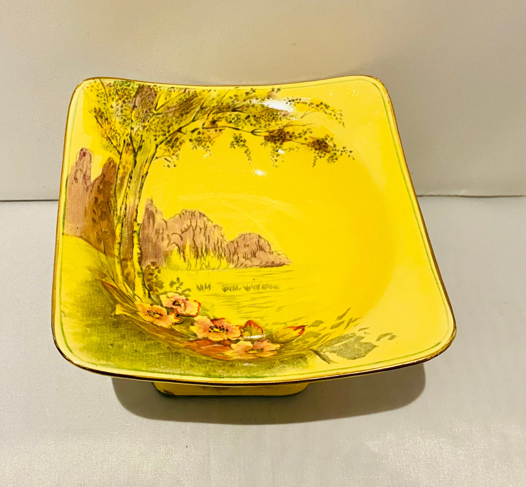 Royal Winton Pattern 4070 unnamed Mountains and Tree Design - Etsy