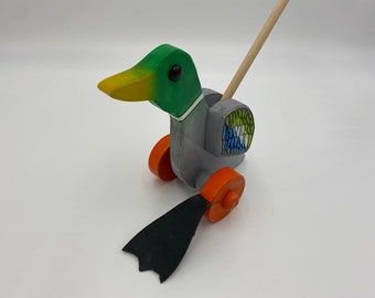 Vintage Donald Duck Ramp Walker Marx Toys Sailor Duck Pushing - Etsy