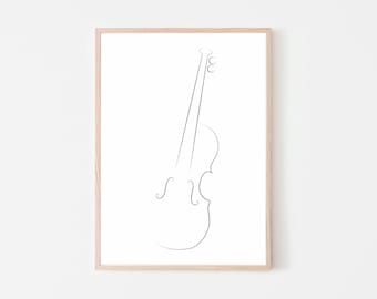Line Art Music Print, Minimal Sax Line, Musical Poster, Minimalist ...