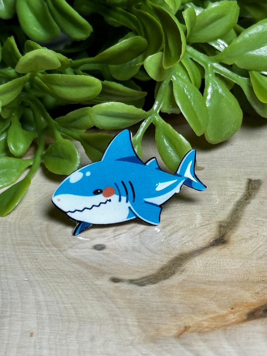 Cute Chibi Shark Pin, Cute Shark Pin - Etsy