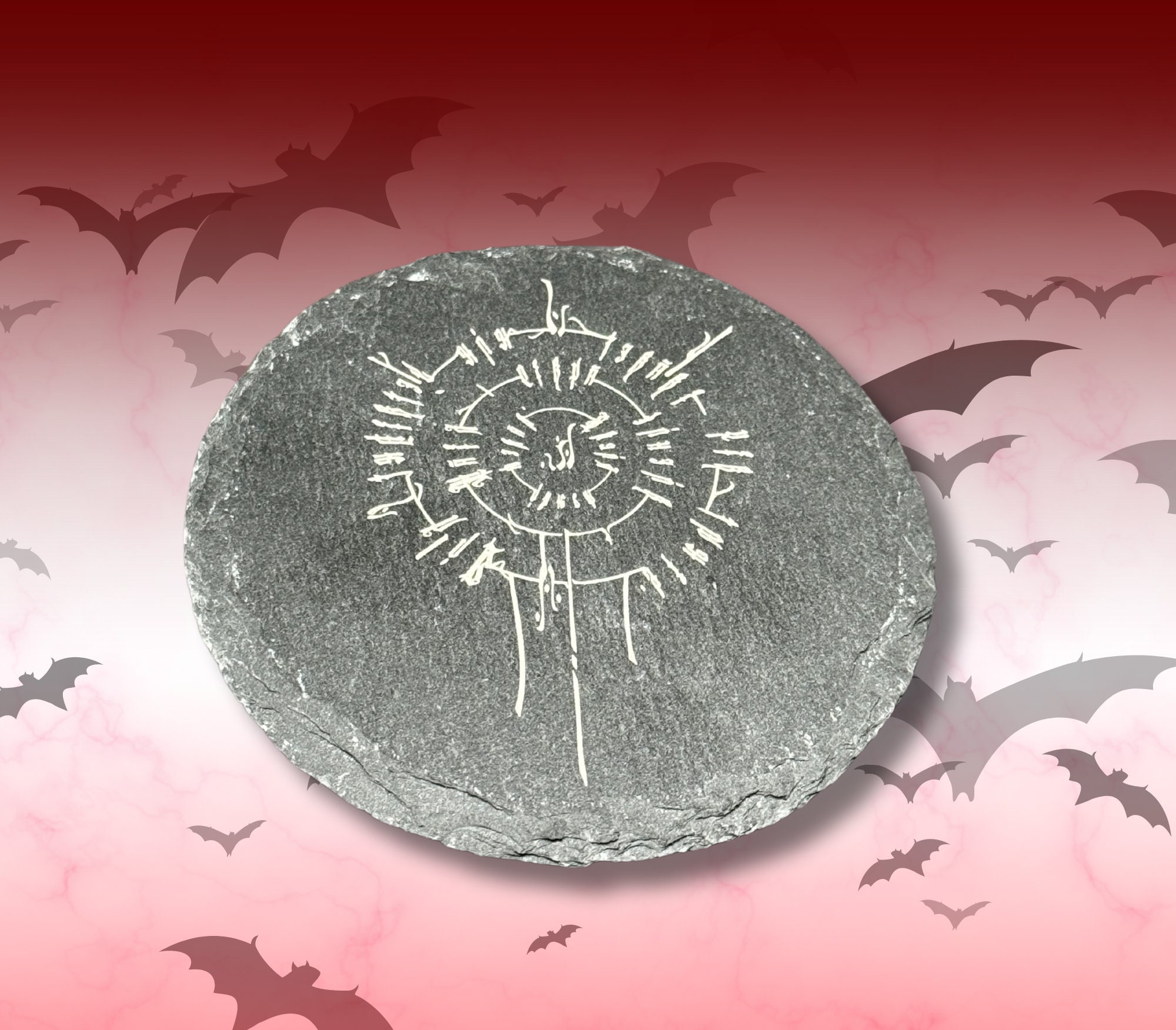 Astarion's Back Scar Coaster, Slate Stone Laser Engraved Astarion ...