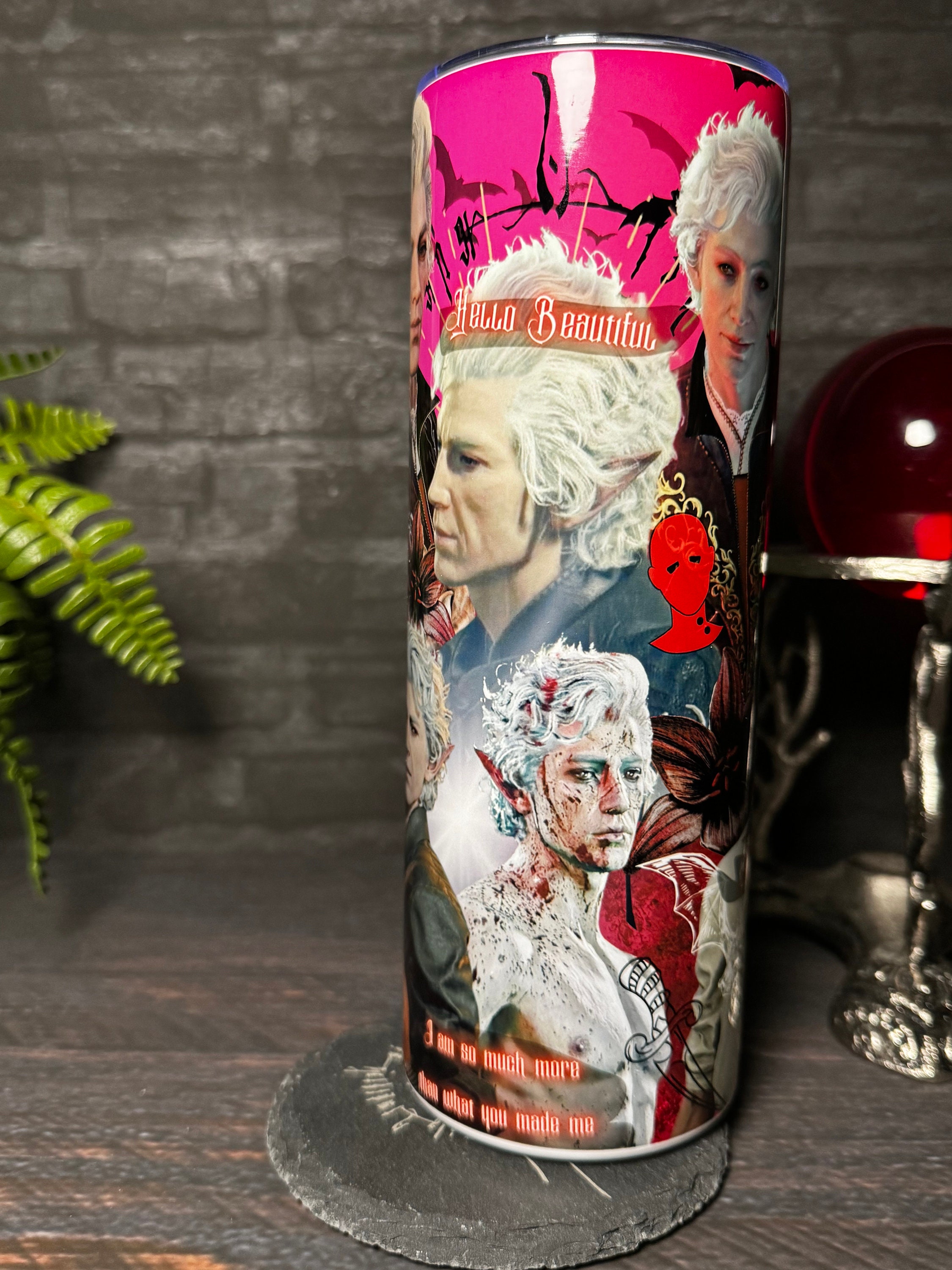 Astarion's Back Scar Coaster, Slate Stone Laser Engraved Astarion ...