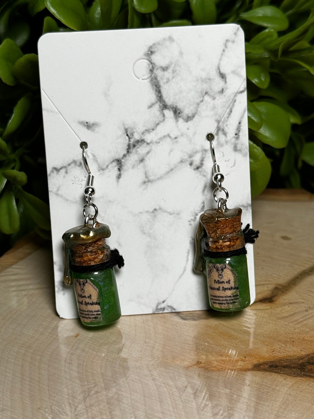 Potion of Animal Speaking Potion Earrings, Baldurs Gate 3 Inspired ...