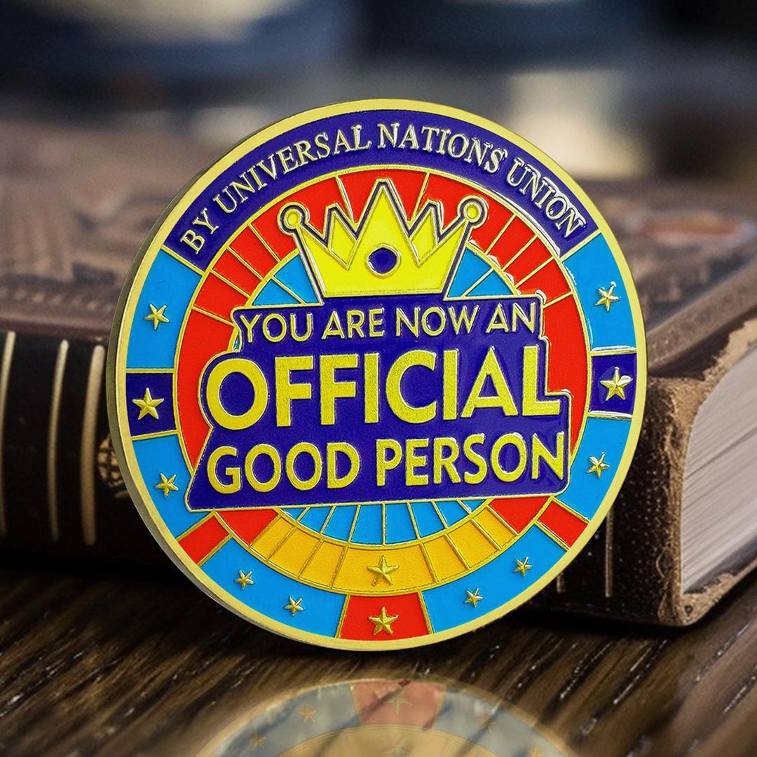 Official Good Person Challenge Coin Employee Recognition Award - Etsy UK