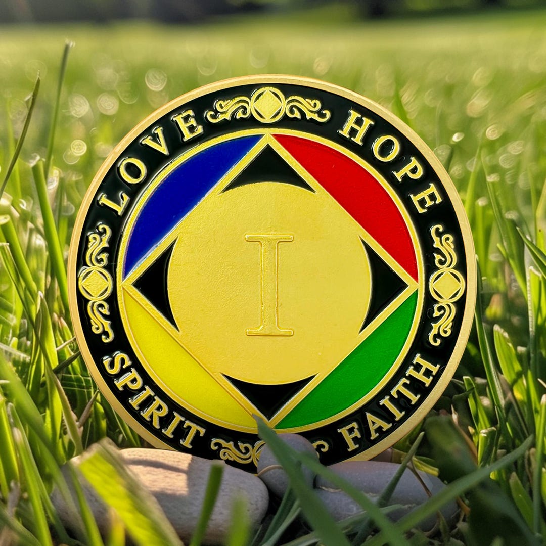 1 Years NA AA Coin Four Colour Medallion, Anniversary Celebration ...