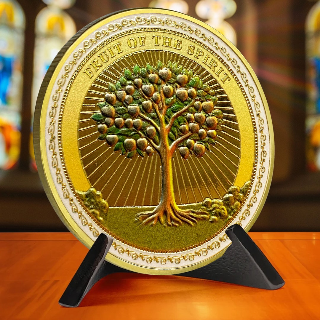 Fruit of the Spieit Christian Coin Bible Coin Gift for Men Women - Etsy
