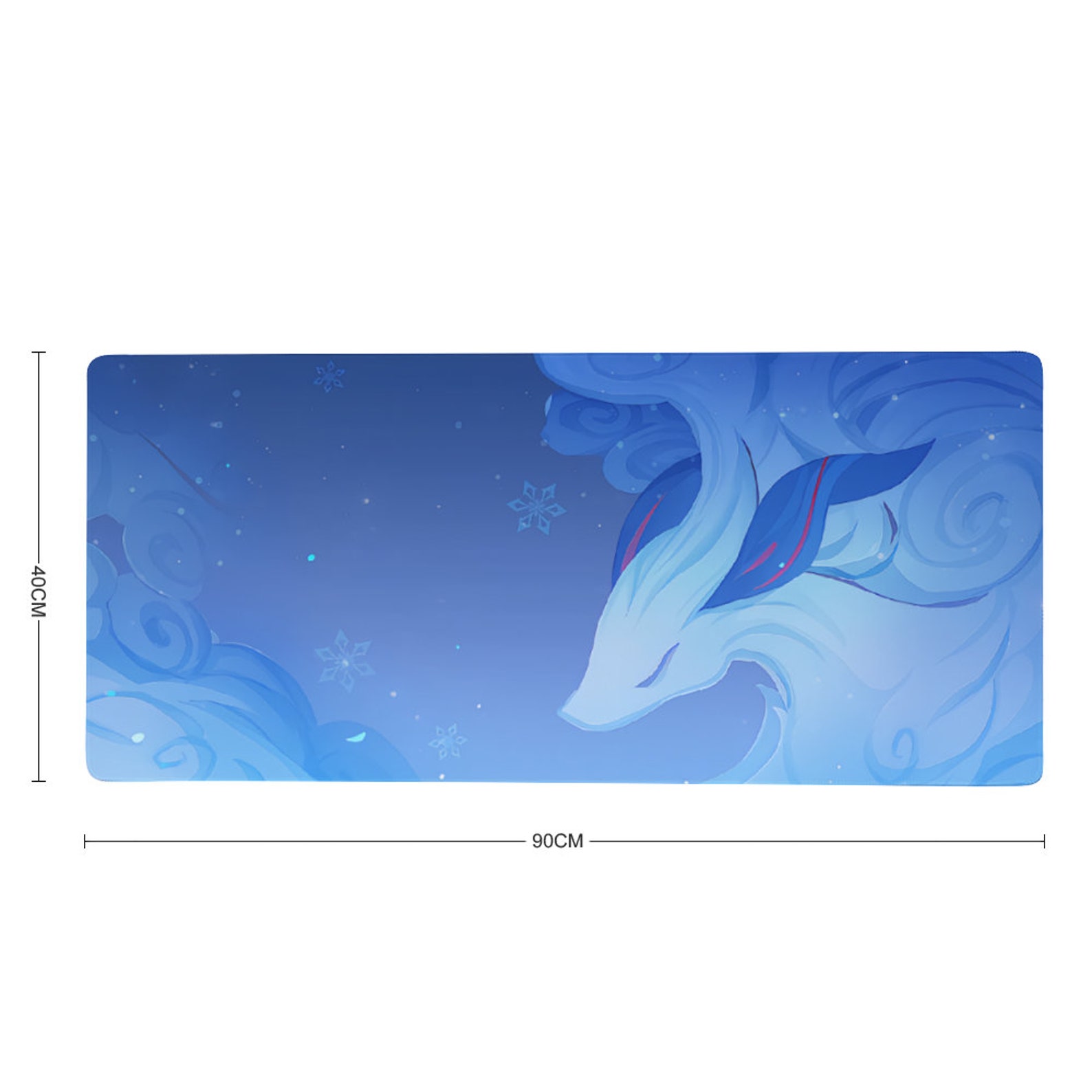 Ganyu Namecard Desk Mat Kawaii Cute Anime Waifu Gaming Mouse - Etsy