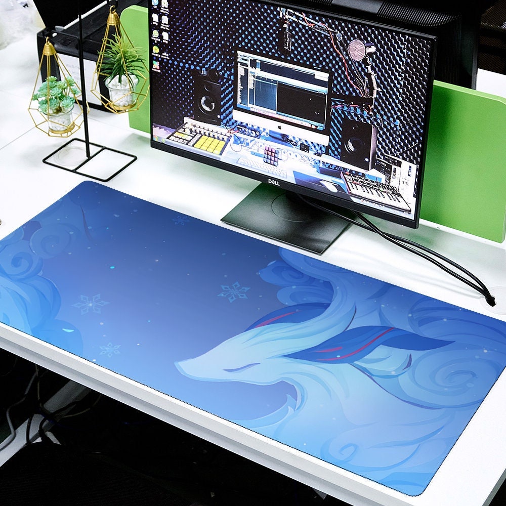 Ganyu Namecard Desk Mat Kawaii Cute Anime Waifu Gaming Mouse - Etsy