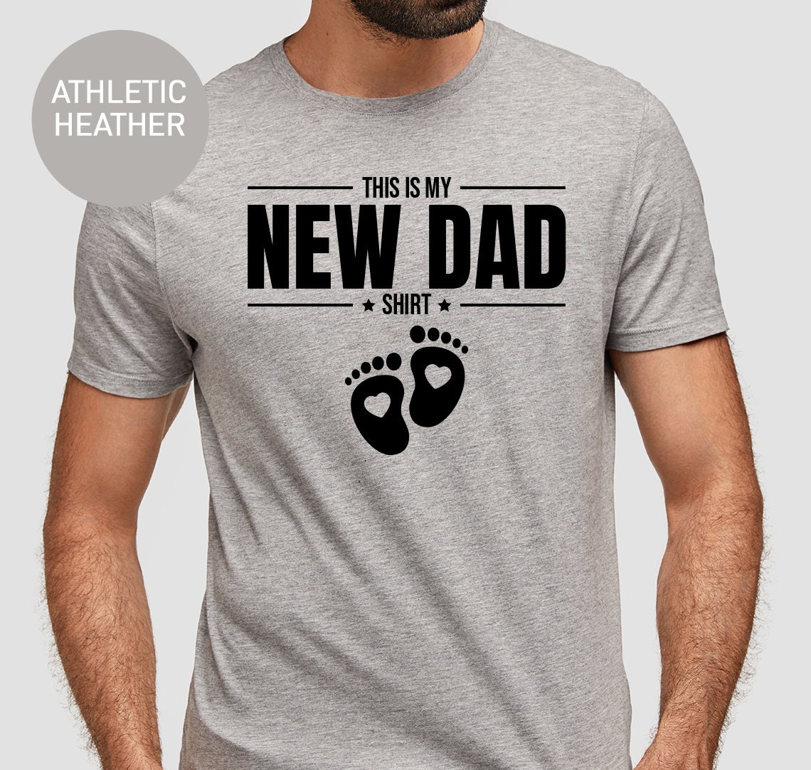 This is My New Dad Shirt Father’s Day Shirt Pregnancy Announcement Dad ...