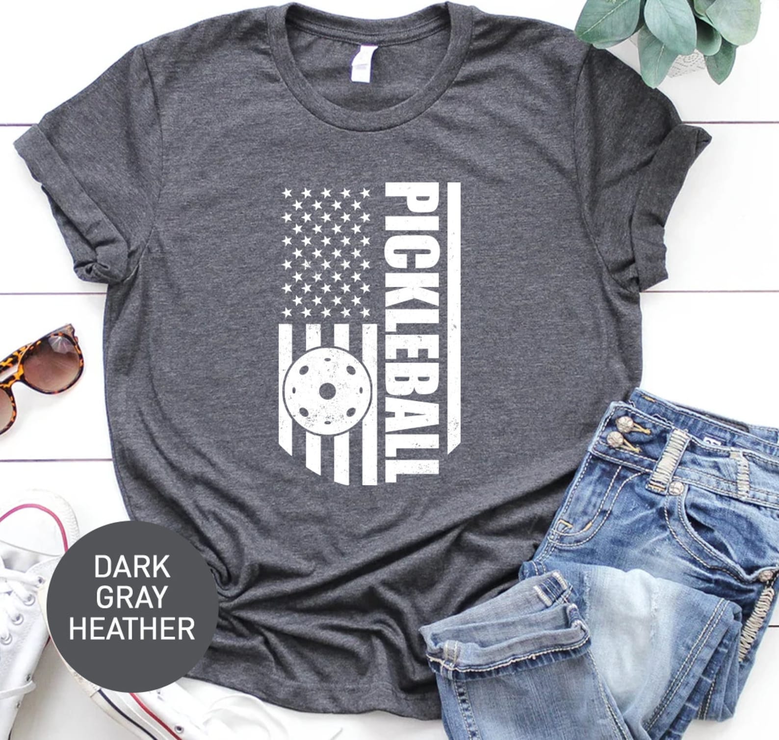 American Flag Pickleball Shirt for Men Pickleball Gift for Men ...