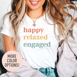 Happy Relaxed Engaged Shirt, ABA Philosophy Shirt, Applied Behavior ...