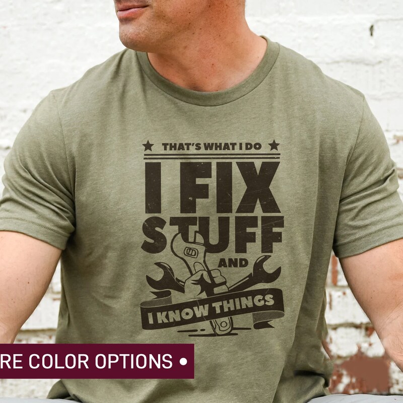 I Fix Things T Shirt - Etsy