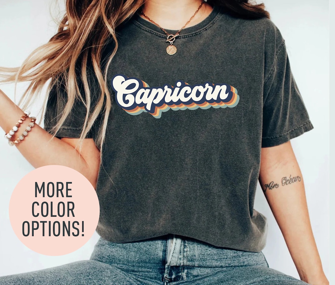 Capricorn Astrology Shirt for Women, Cute Capricorn Gift for Birthday ...