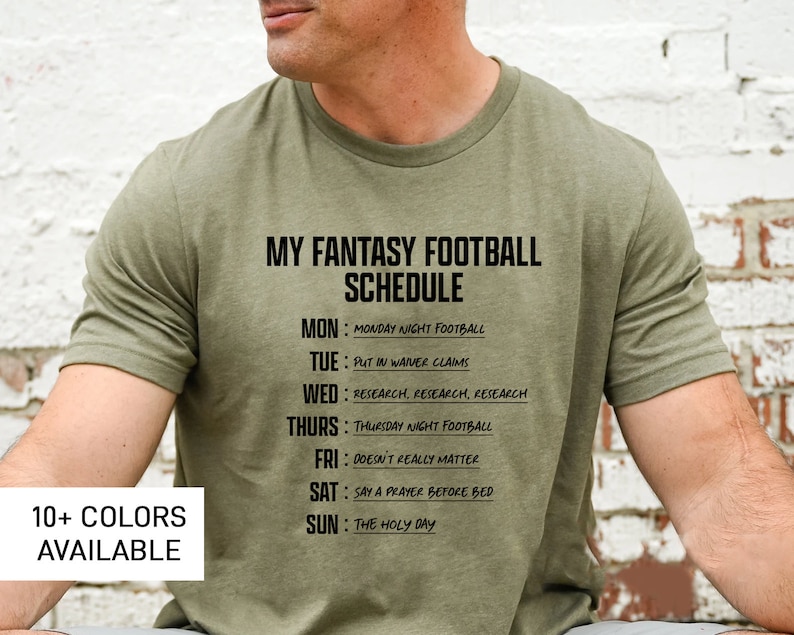 Funny Fantasy Football Shirt for Men Funny Gift for Fantasy - Etsy