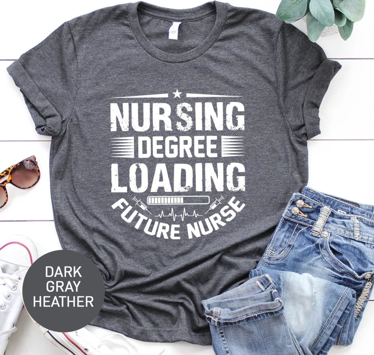 Nursing Degree Loading Shirt for Men Funny Nurse Tshirt for - Etsy
