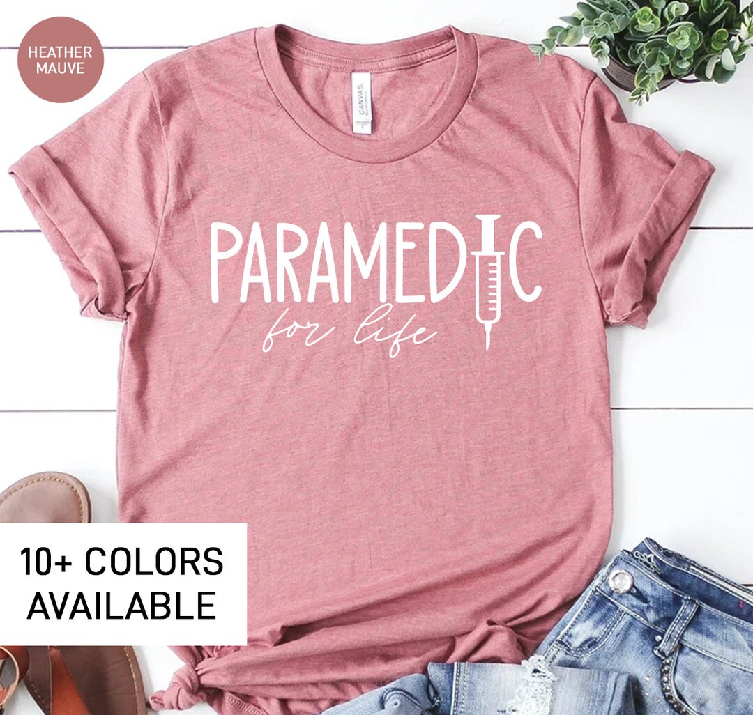 Paramedic Shirt for Women Cute EMT Tshirt for Her Cute - Etsy