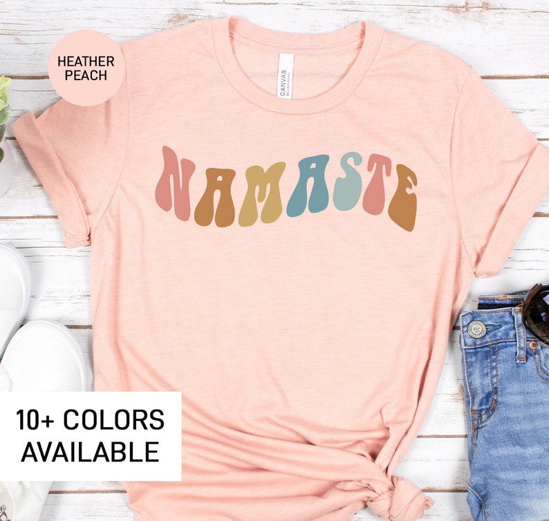 Namaste Shirt for Women Yoga Tshirt for Her Meditation Gift - Etsy