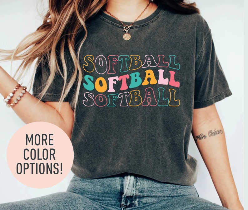 Retro Softball Shirt for Softball Player for Gift Cute - Etsy