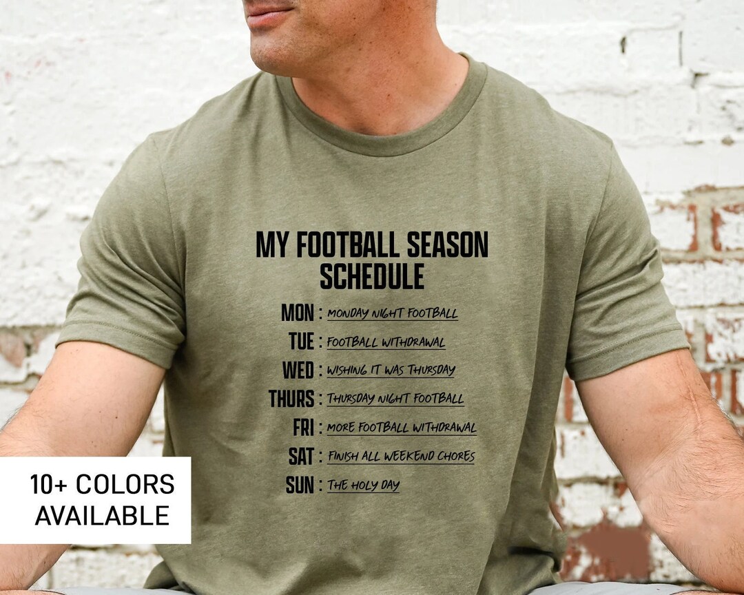 Funny Football Shirt for Men, NFL Gameday Tshirt for Football Lover ...