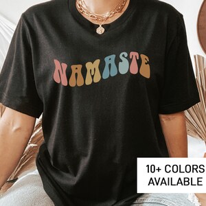 Namaste Shirt for Women, Yoga Tshirt for Her, Meditation Gift for Her ...