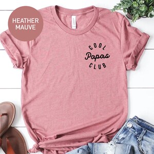 Cool Papas Club Shirt for Men Pregnancy Announcement Tshirt for Papa ...