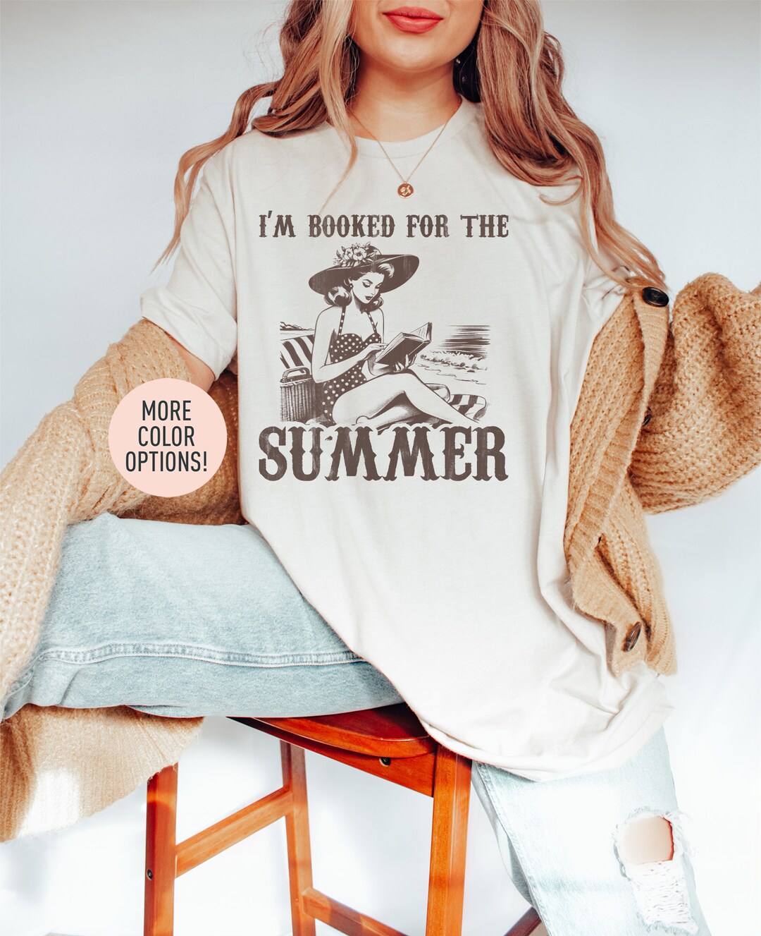 Im Booked for the Summer Shirt, Beach Book Lover Vacation Shirt, Summer ...