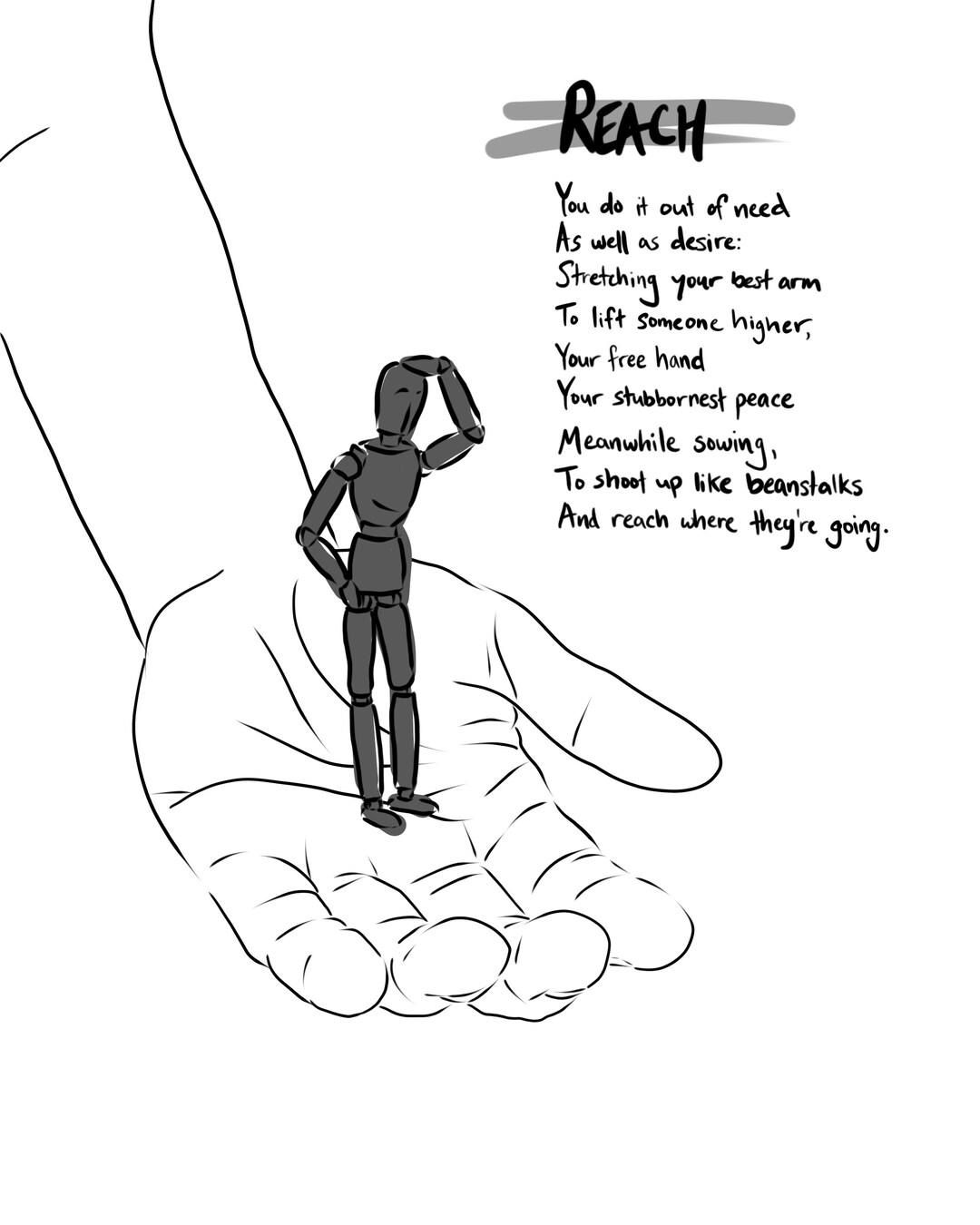 Reach | Inspirational Parent Gift | 8x10 Art Print and Original Poem - Etsy
