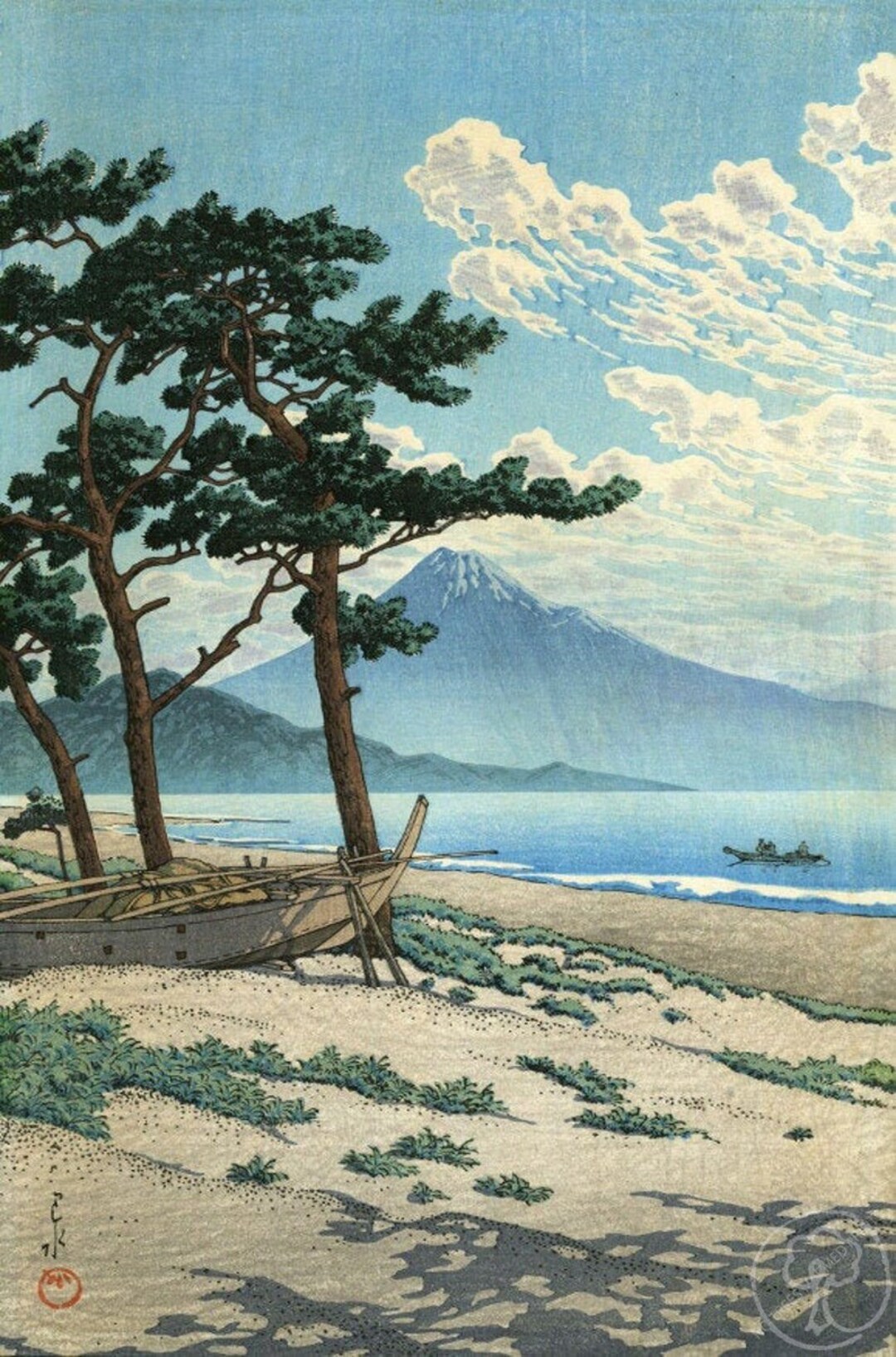 Japanese Art Print, Hasui Vintage Print, Ukiyo-e Art Print, Woodblock ...