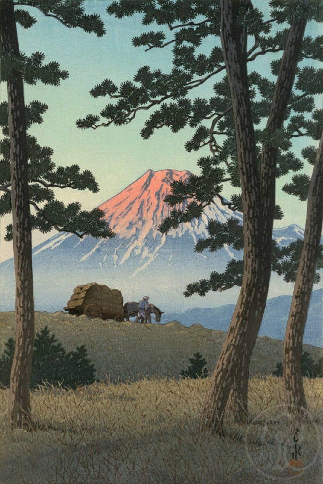 Japanese Art Print, Hasui Vintage Print, Ukiyo-e Art Print, Woodblock ...
