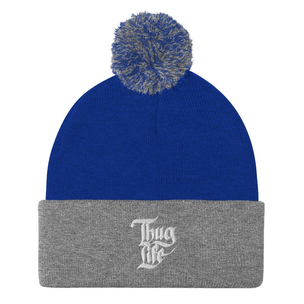 Thug Life 2pac Inspired Pom-pom Beanie Attire Hat Women’s Head Tupac - Etsy