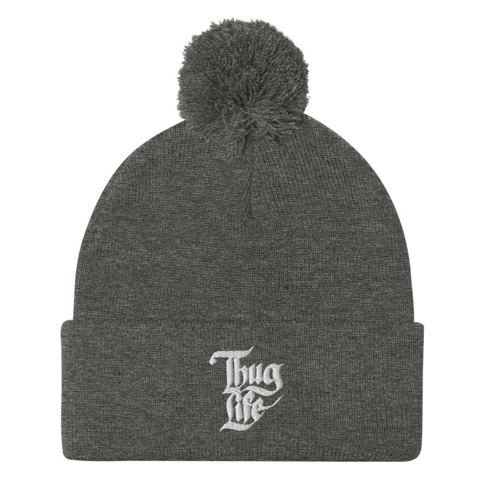 Thug Life 2pac Inspired Pom-pom Beanie Attire Hat Women’s Head Tupac - Etsy