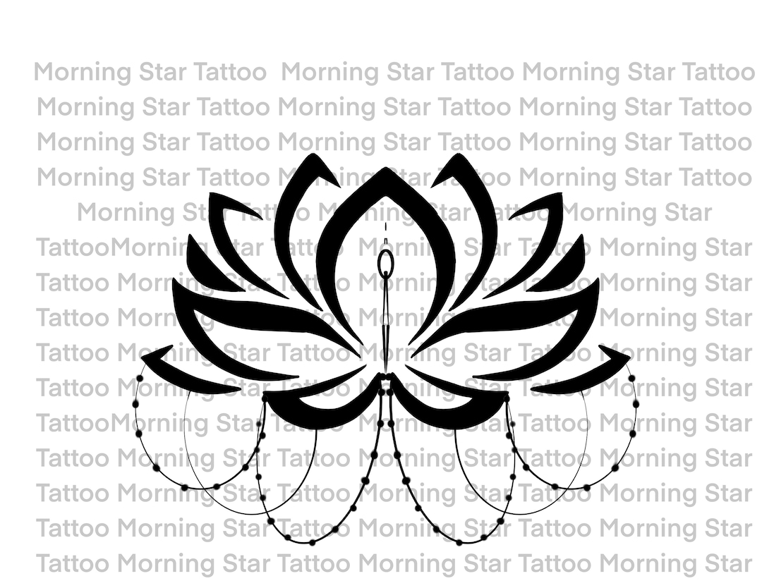 Lotus Tattoo Design - Etsy