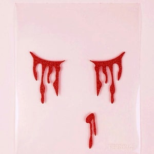 Fake Bloody Eyes Makeup for Face - Halloween Costume Makeup - Temporary ...