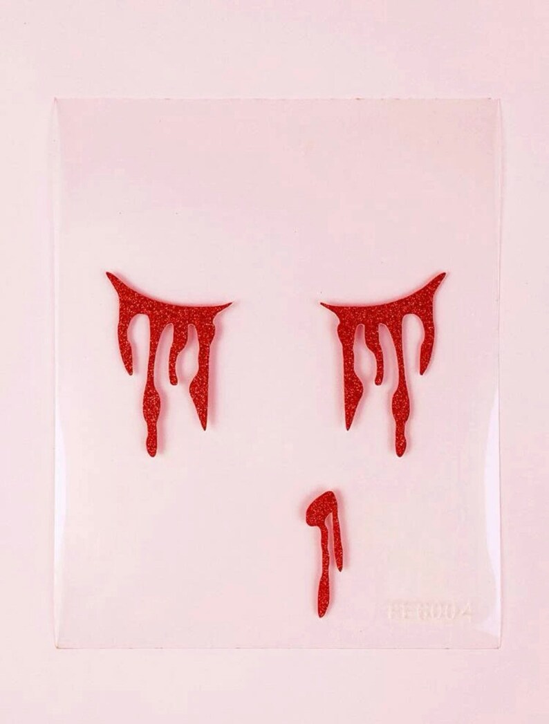 Fake Bloody Eyes Makeup for Face - Halloween Costume Makeup - Temporary ...