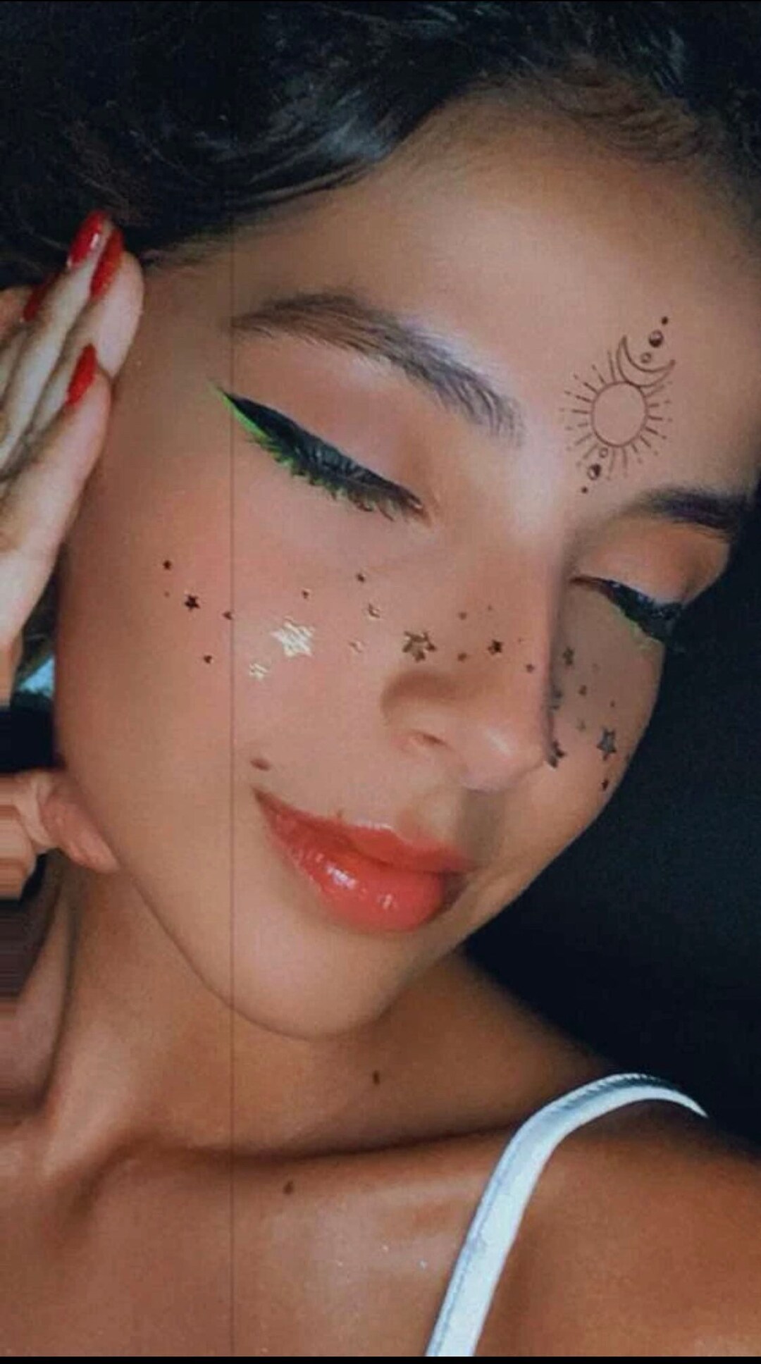 Metallic Sun Kissed Star Freckle Festival Tattoos - Temporary Tattoos ...