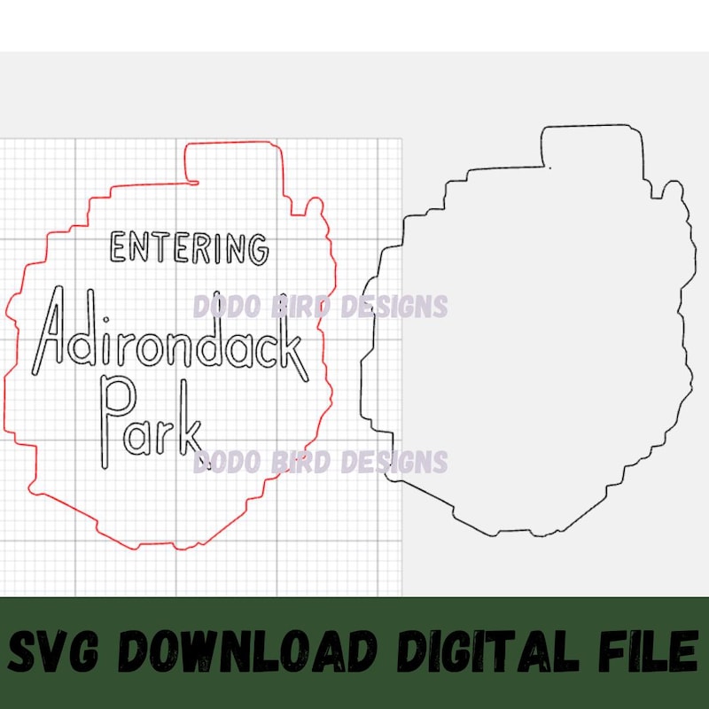 Adirondack Park Wall Sign - Etsy