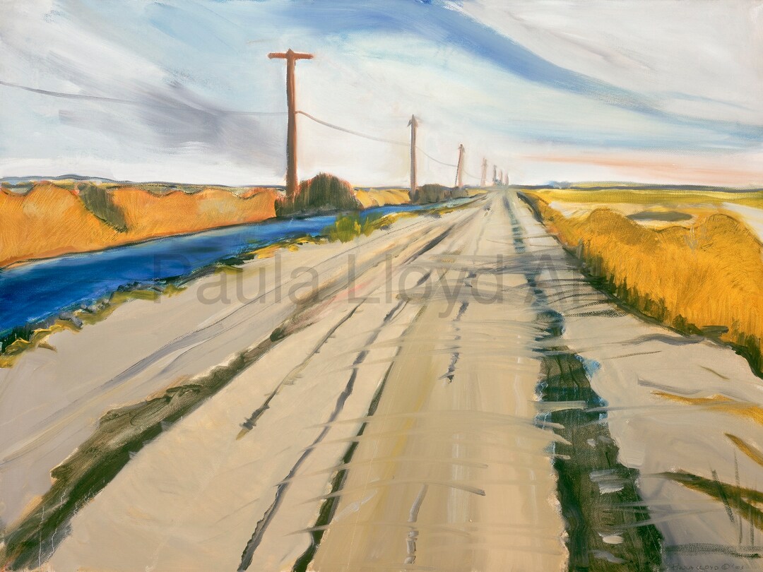 Elverta Road Looking North Limited Edition Fine Art Giclée Print ...