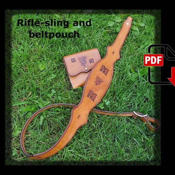 Leather Rifle Sling - Etsy