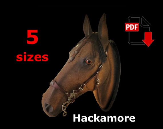 Pdf Pattern for Complete Hackamore Bridle Tindra | Etsy