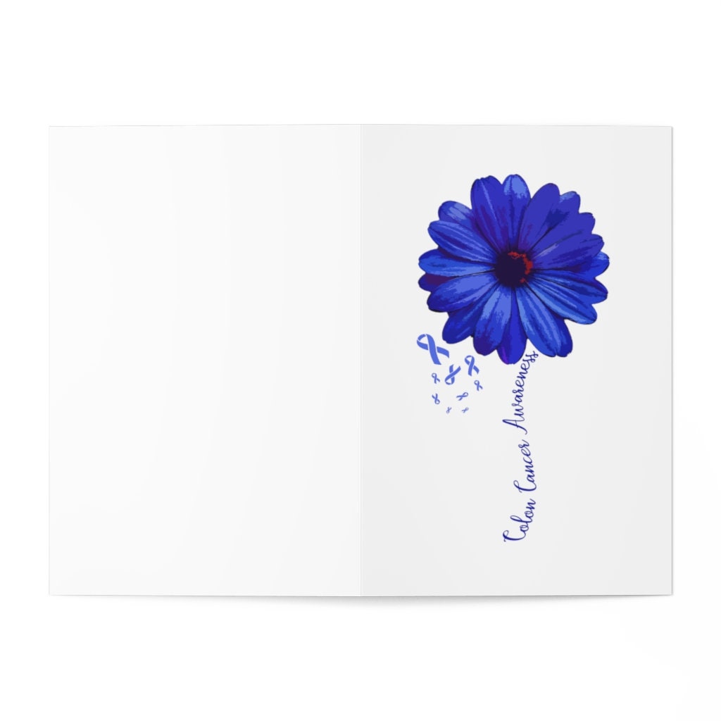 Colon Cancer Greeting Cards (7 Pcs), Colon Cancer Survivor, Hospital ...