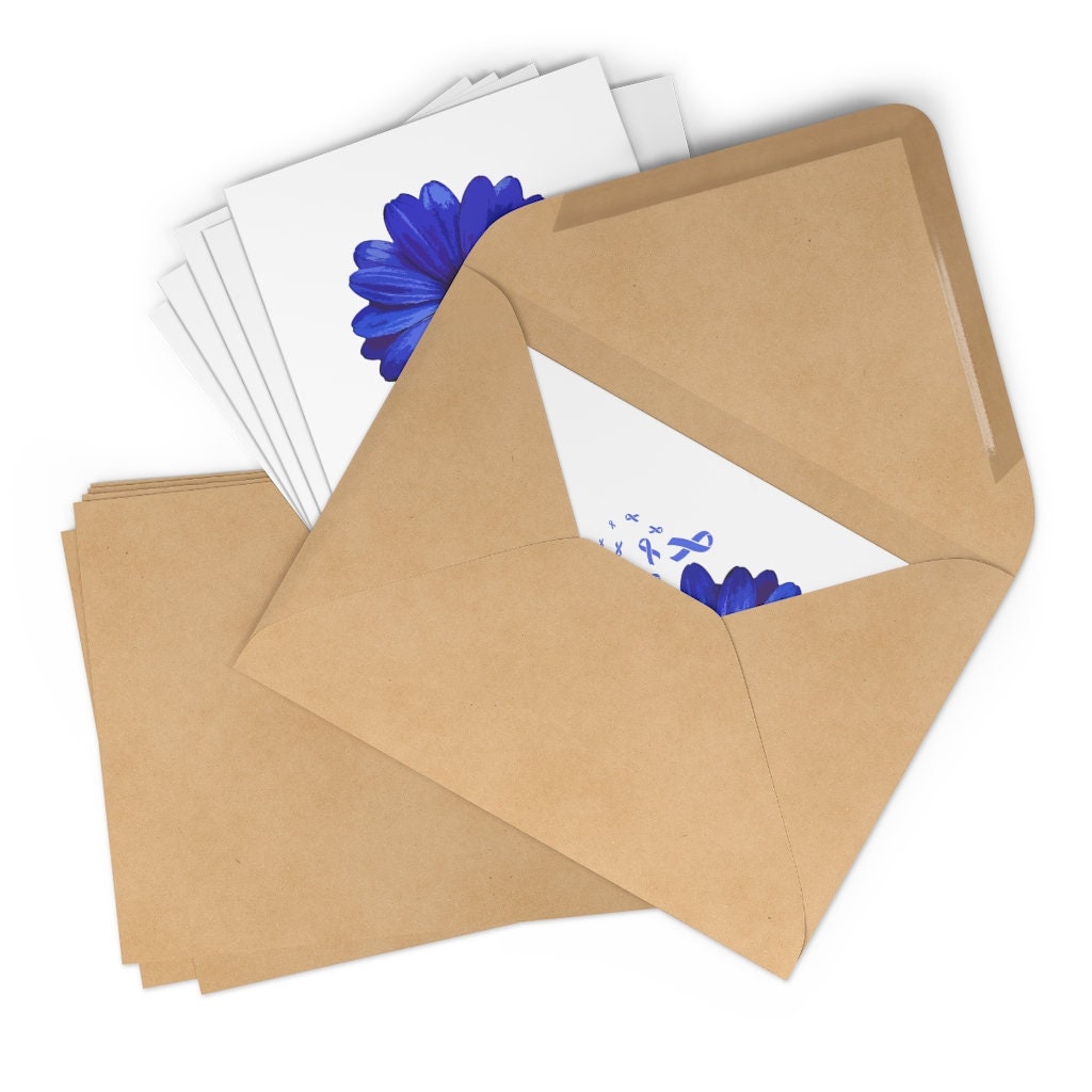 Colon Cancer Greeting Cards (7 Pcs), Colon Cancer Survivor, Hospital ...