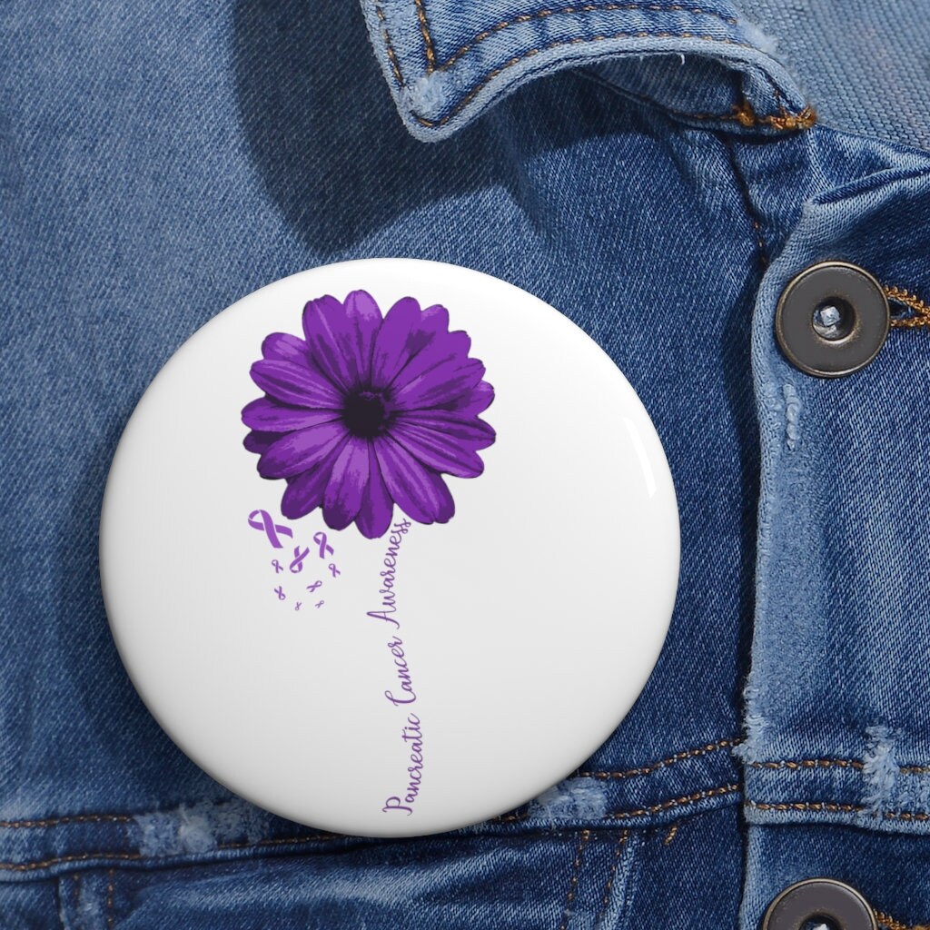 Pancreatic Cancer Awareness Ribbon, Pancreatic Cancer Gift Idea, Family ...